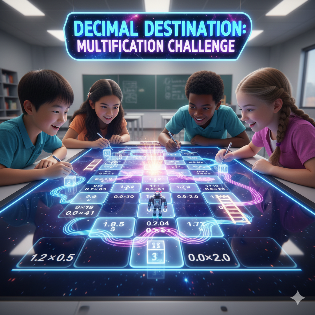 Multiplication of decimals game for 6th grade snakes and ladder game ...